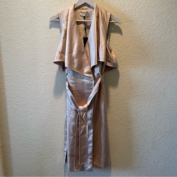 Halston Heritage | Dresses | Halston Women Satin Trench Dress In The ...